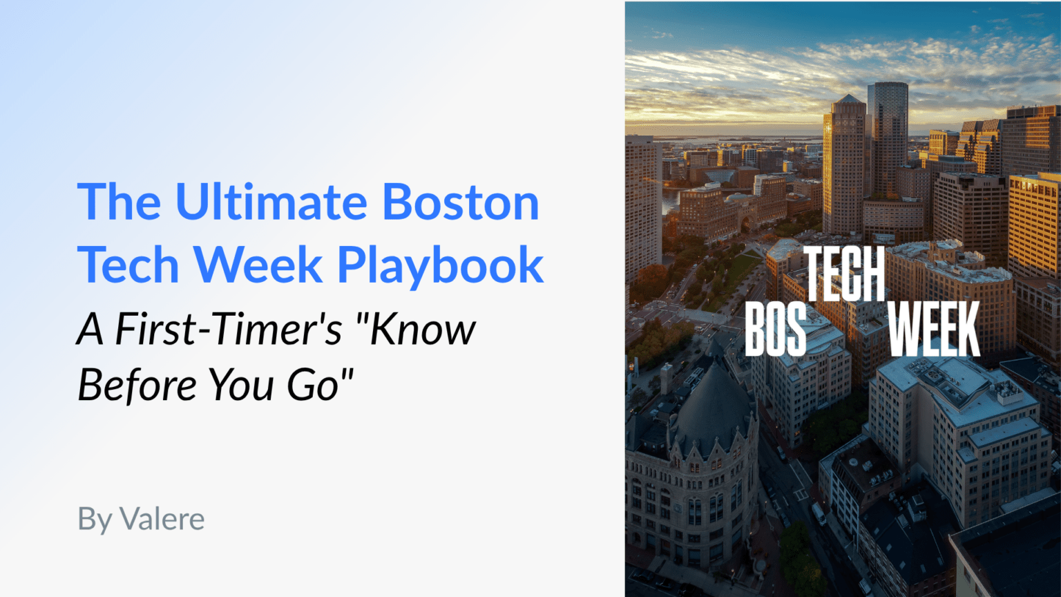The Ultimate Boston Tech Week Playbook: A First-Timer's "Know Before ...